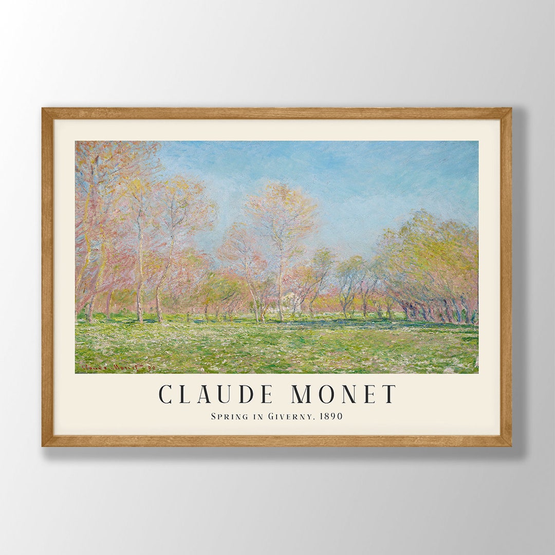 Claude Monet Art Print Monet Paintings, Monet Wall Art, Art Nouveau ...