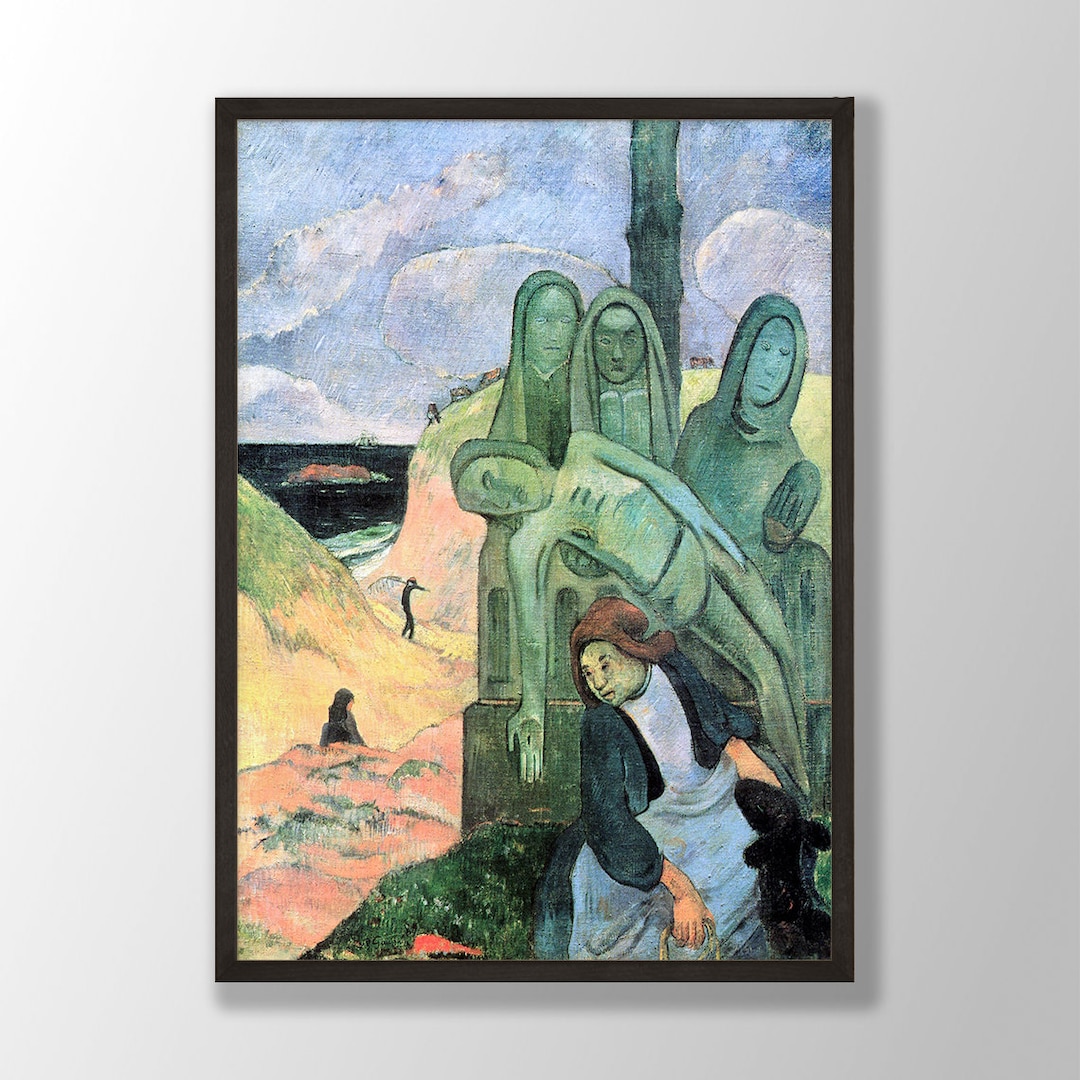 Paul Gauguin Print | the Green Christ, Paul Gauguin Poster, Landscape ...