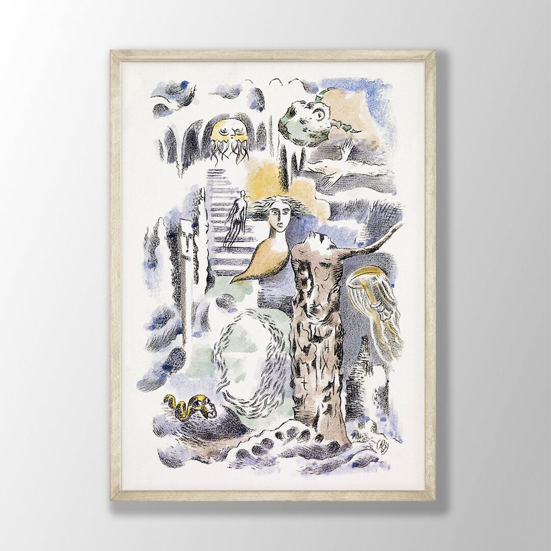 Paul Nash Art Print - Abstract Wall Art, Paul Nash Poster, Paul Nash ...
