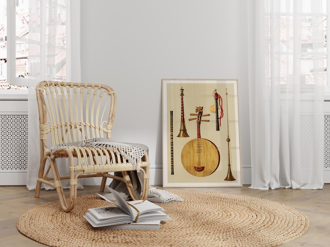Vintage Music Instrument Poster - Music Room Decor, Music Lover Gift - Etsy