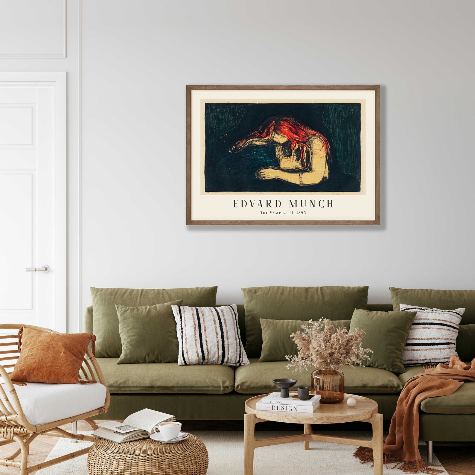 Edvard Munch Art Print the Vampire II 1895 Edvard Munch - Etsy