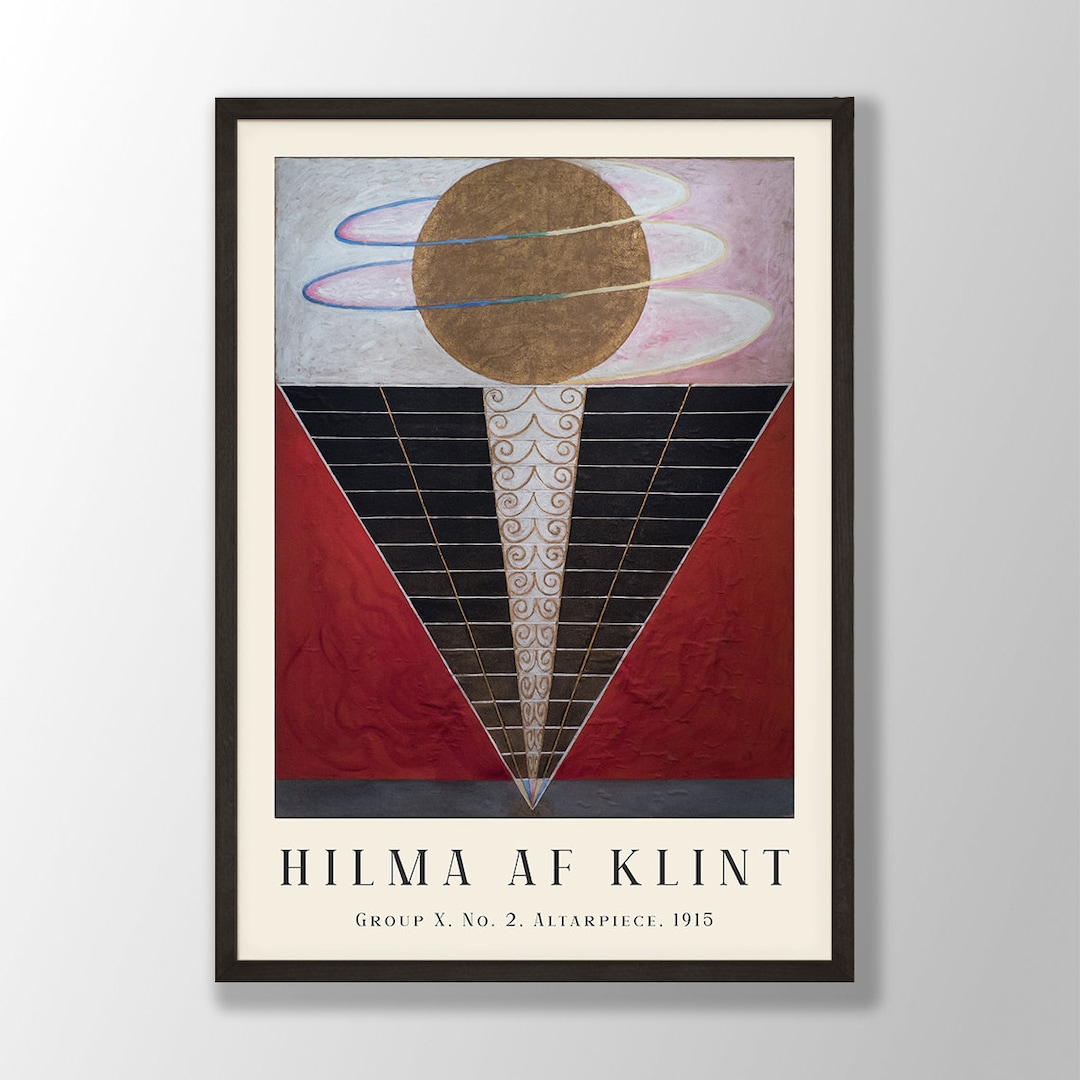 Hilma AF Klint Print - Hilma AF Klint Poster, Hilma Af Klint Exhibition ...
