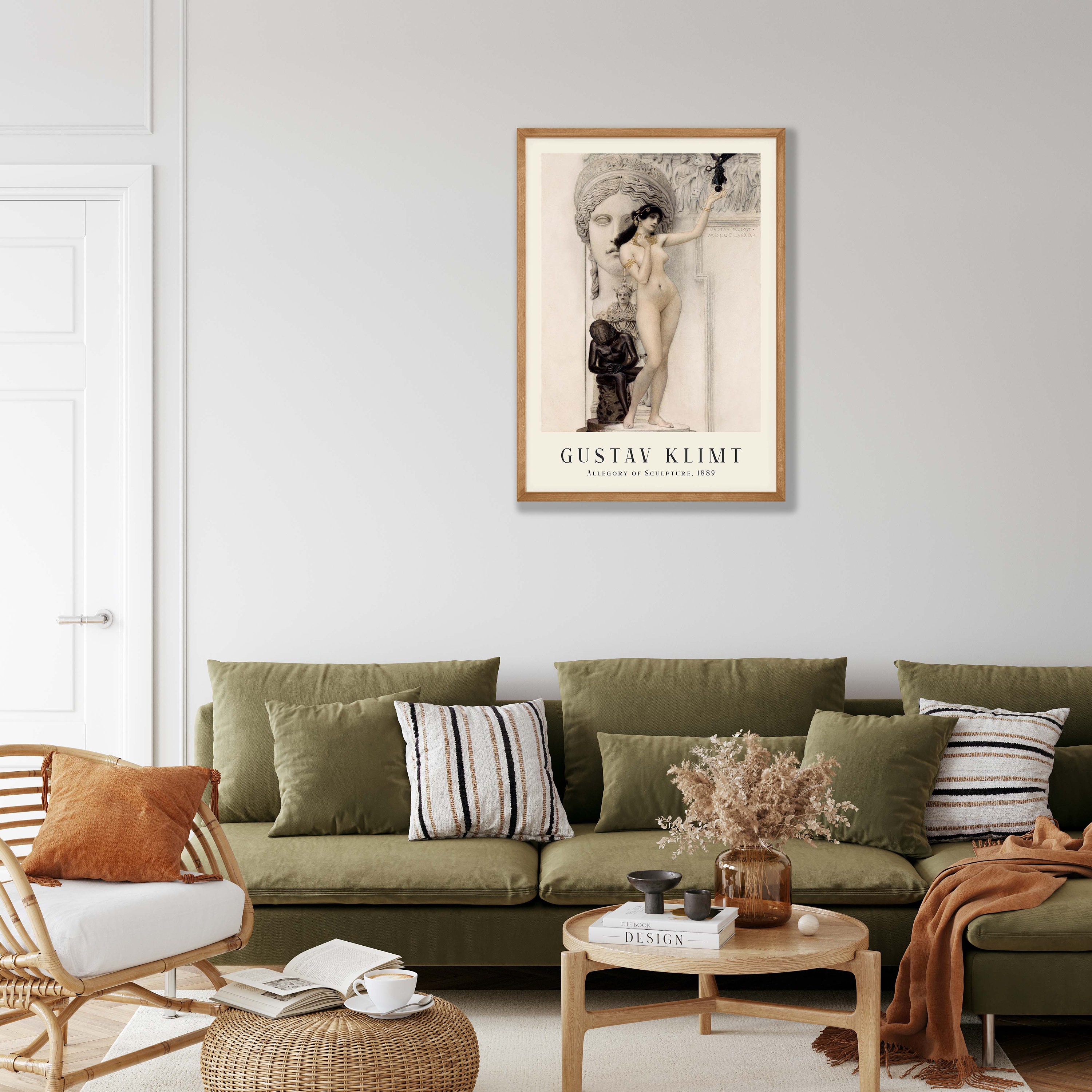 Gustav Klimt Art Print - Allegory Of Sculpture, Gustav Klimt Poster