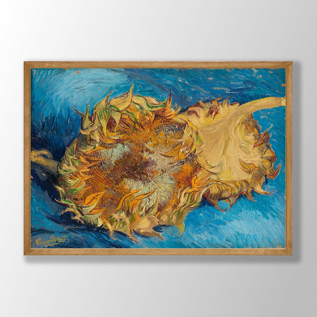 Van Gogh Print | Sunflowers Print, Van Gogh Poster, Museum Exhibition ...