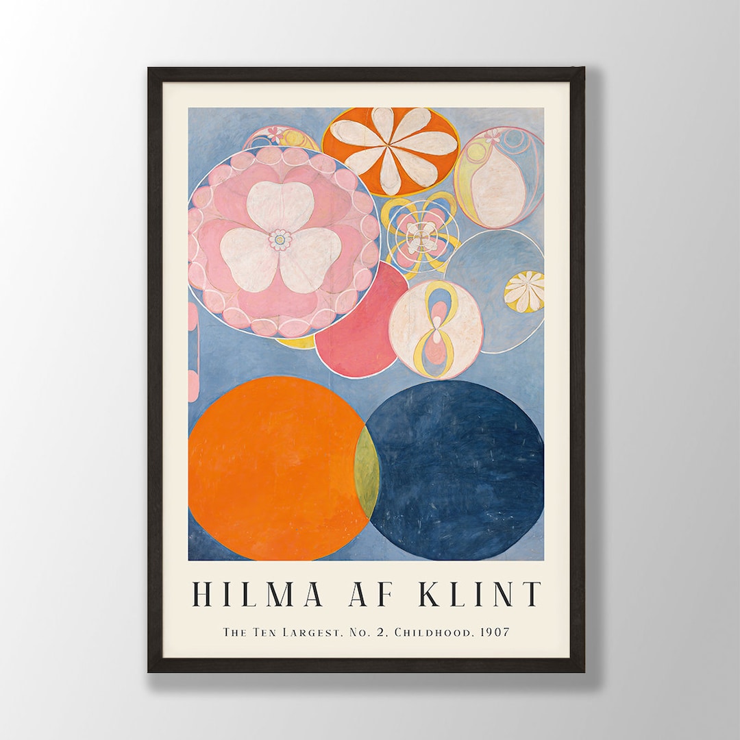 Hilma AF Klint Print No:2 - Hilma AF Klint Poster, Hilma Af Klint ...
