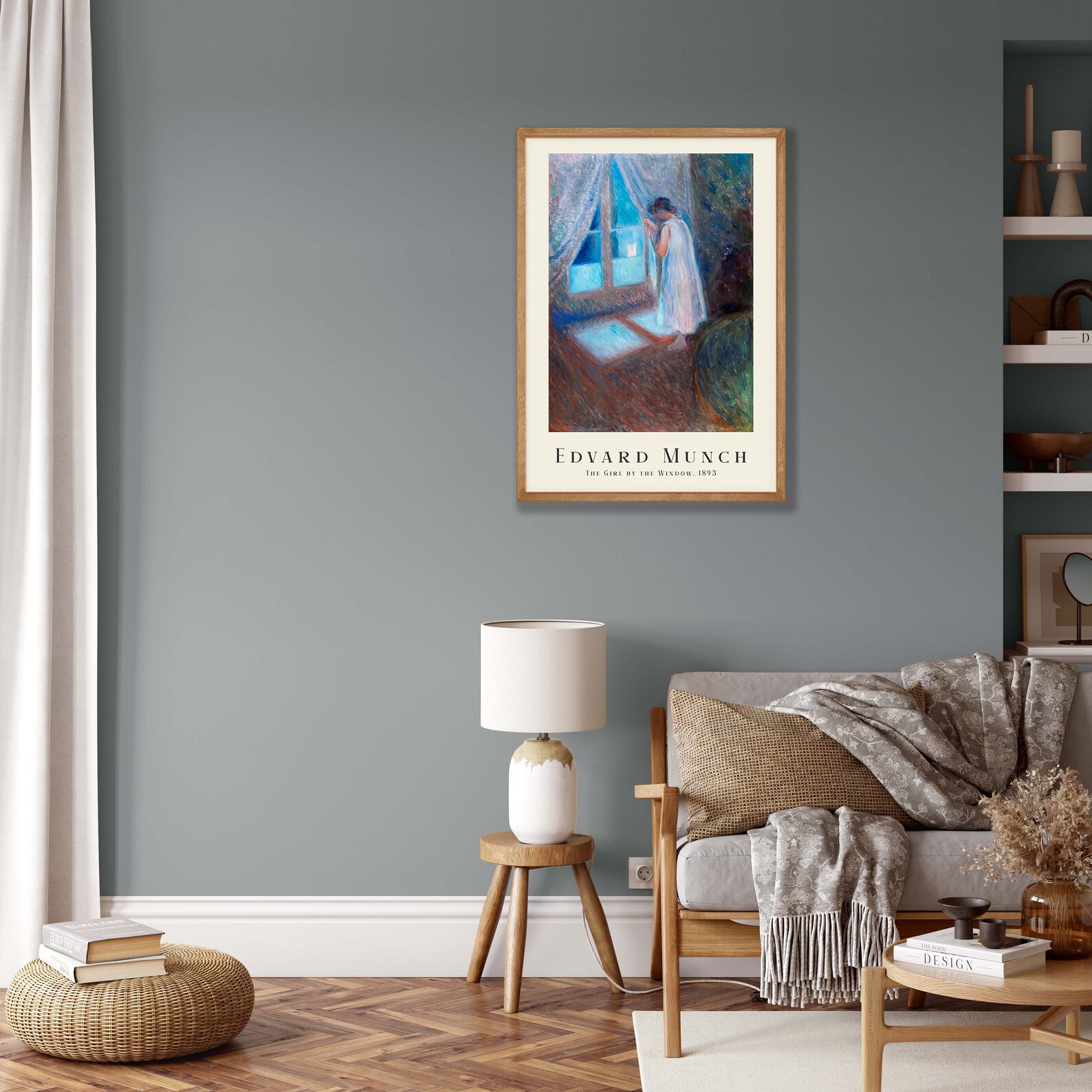 Edvard Munch Art Print: the Girl by the Window, Museum Quality - Etsy