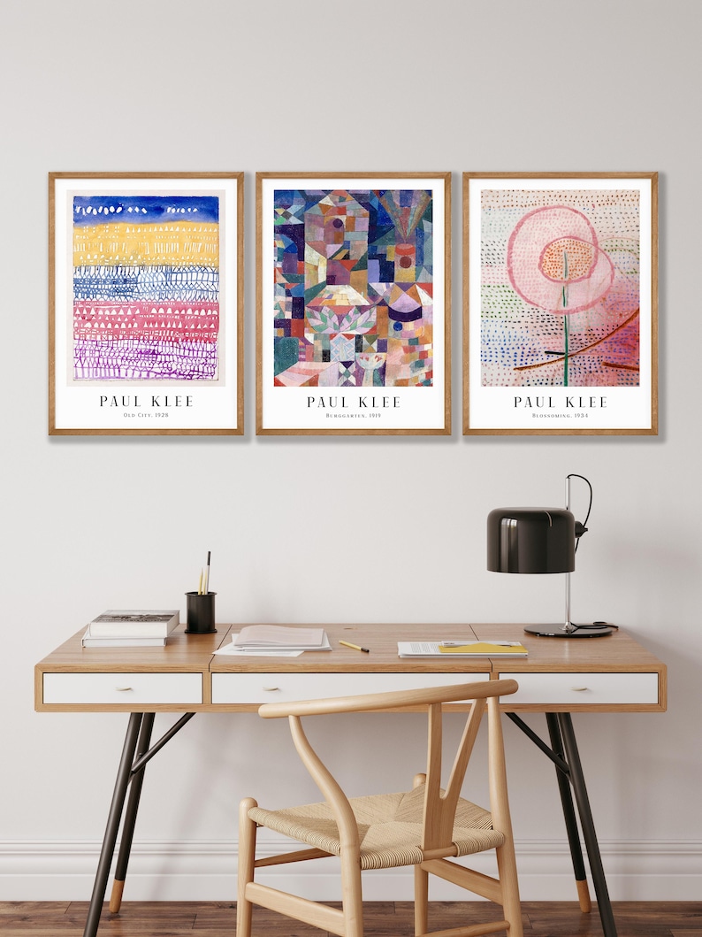 Paul Klee Art Prints Set of 3 Paul Klee Poster Paul Klee - Etsy