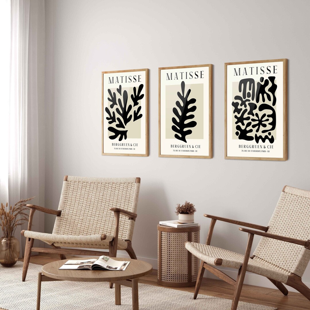 Henri Matisse Prints Set of 3 - Matisse Poster, Matisse Wall Art ...