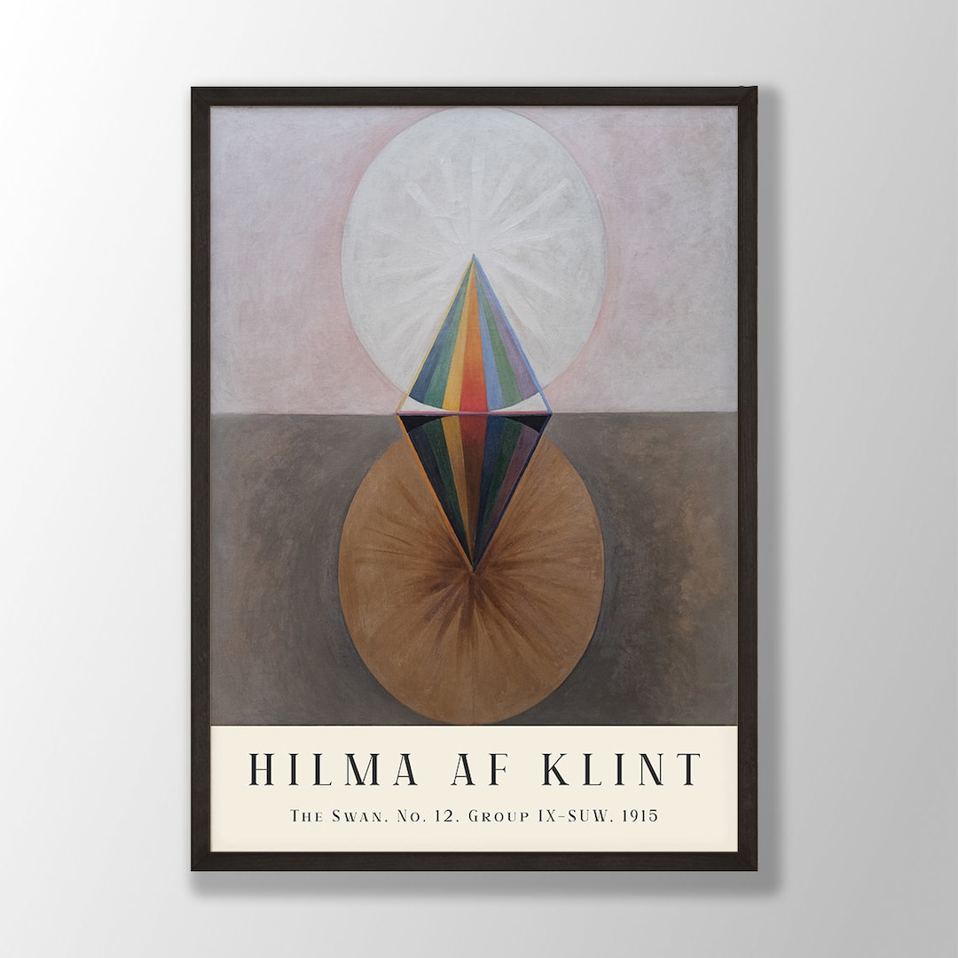 Hilma AF Klint Print - the Swan, Hilma AF Klint Poster, Hilma Af Klint ...