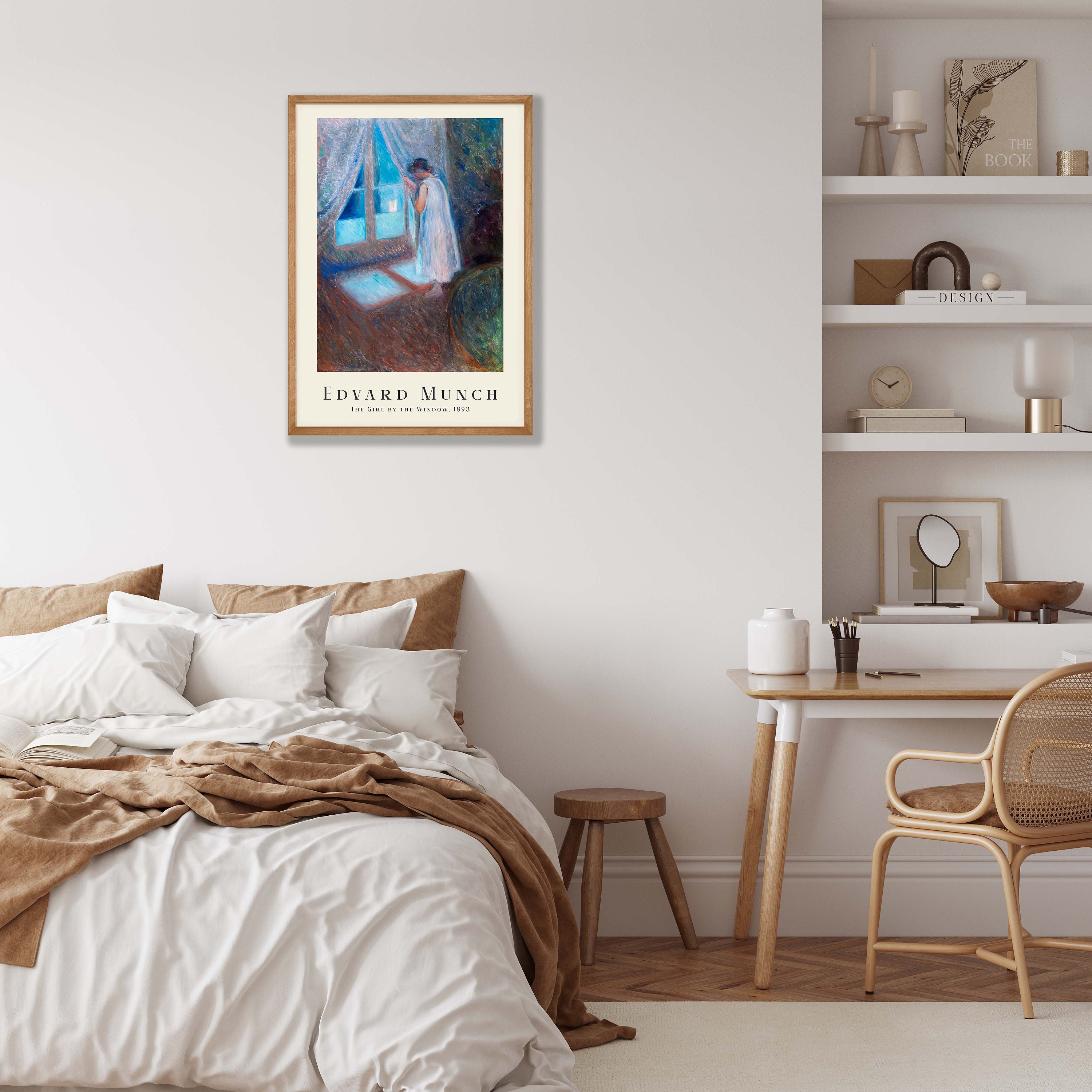 Edvard Munch Art Print: the Girl by the Window, Museum Quality - Etsy