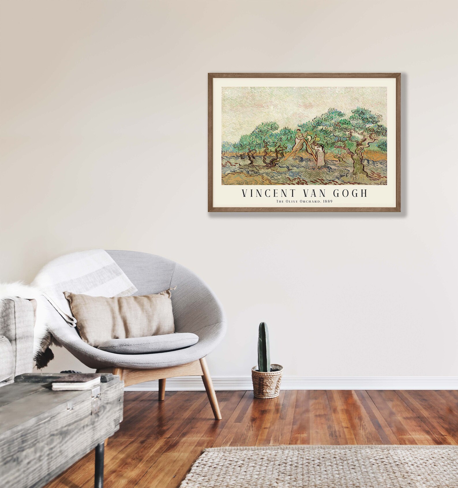 Van Gogh Print the Olive Orchard Print Van Gogh Poster - Etsy