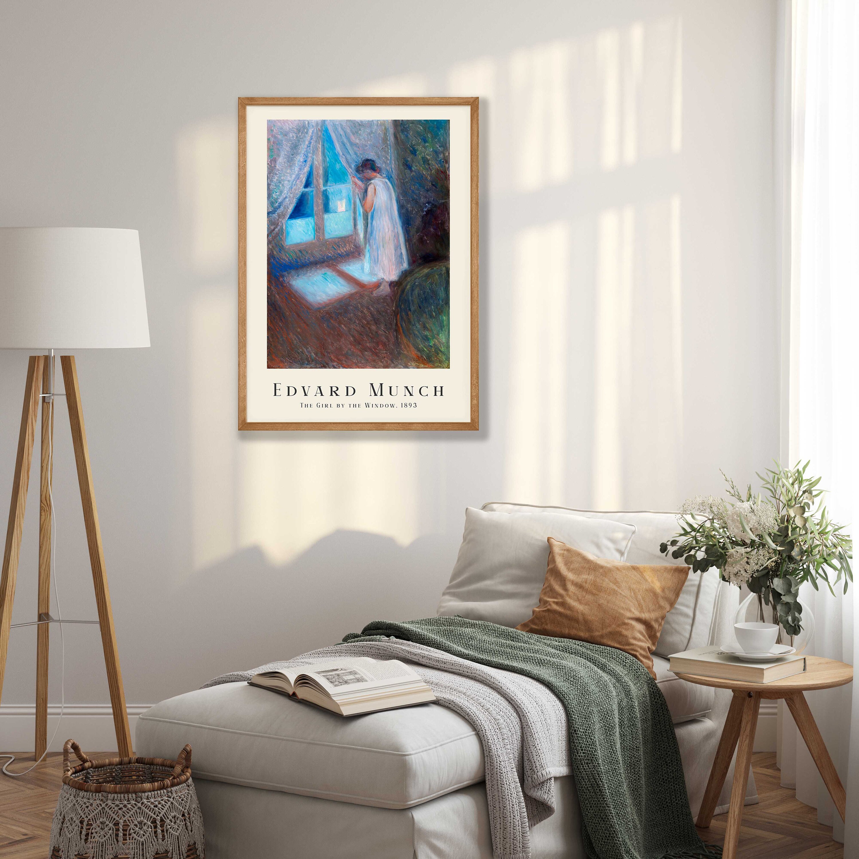 Edvard Munch Art Print: the Girl by the Window, Museum Quality - Etsy