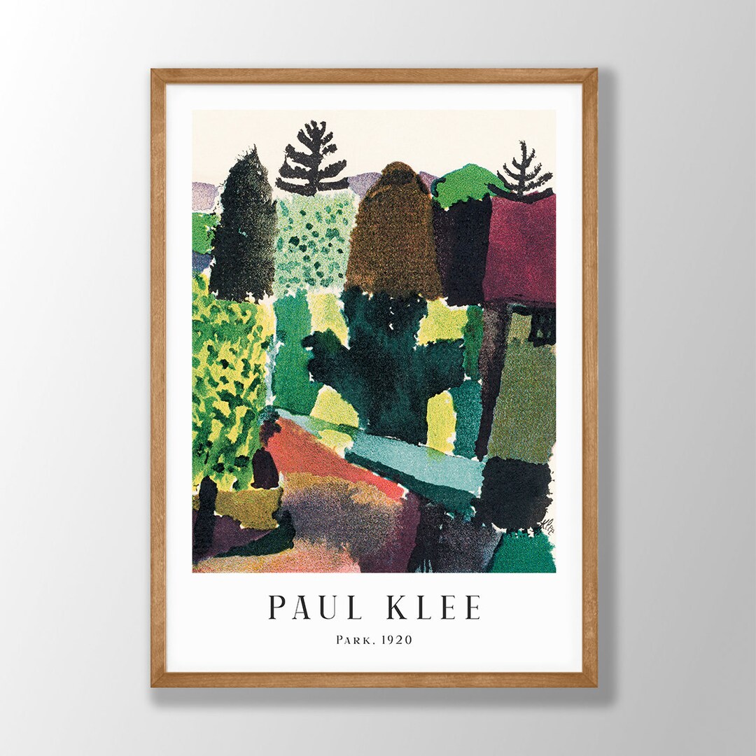 Paul Klee Art Print - Park 1920, Paul Klee Prints, Paul Klee Wall Art ...