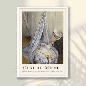 Claude Monet 'the Cradle' Art Print: Impressionism Fine Art Paper - Etsy