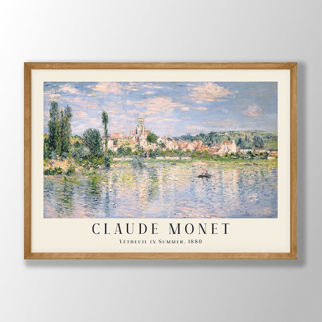 Claude Monet Art Print Monet Paintings, Monet Wall Art, Art Nouveau ...