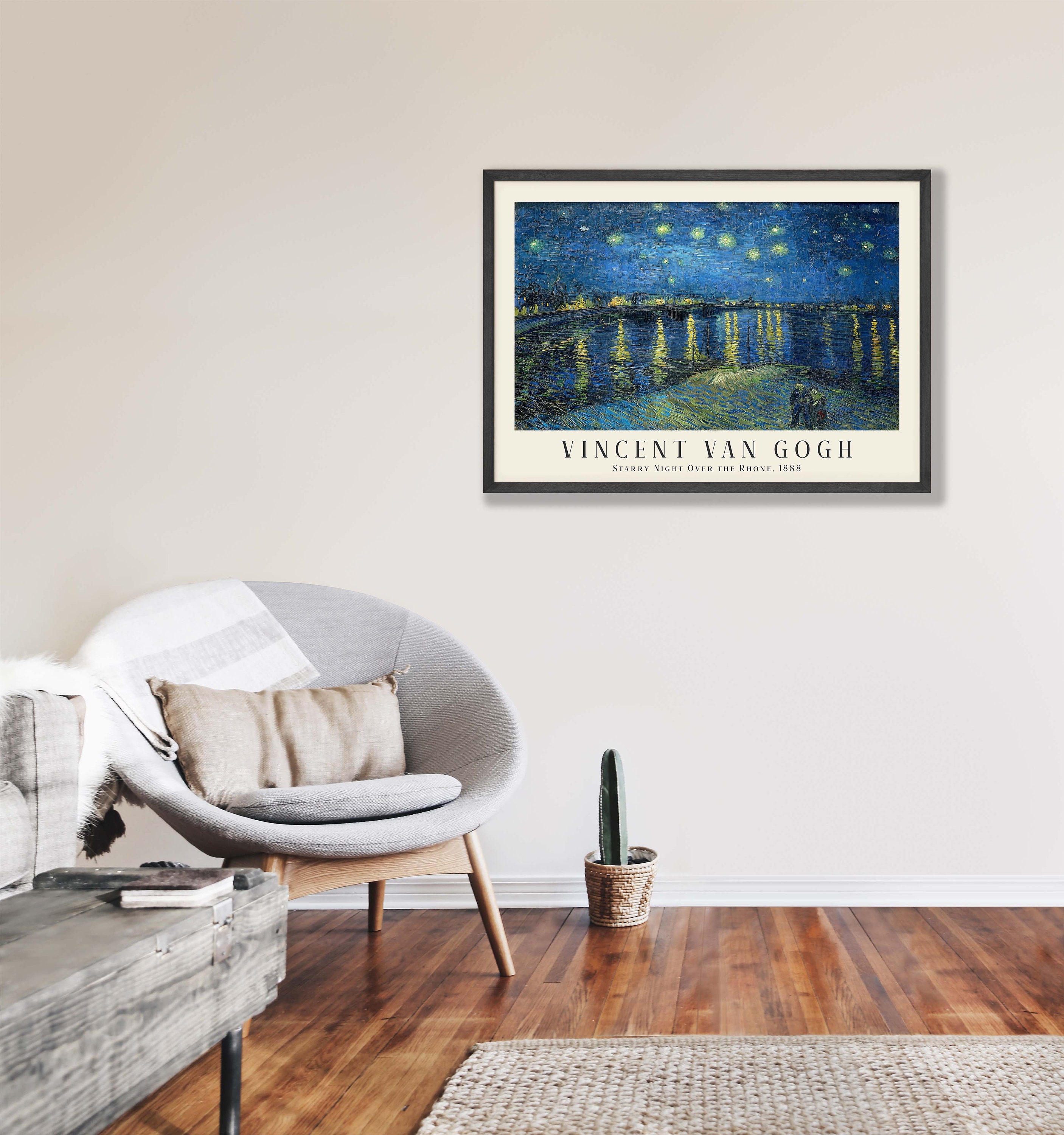 Van Gogh Print | Starry Night Over the Rhone, Van Gogh Poster sold by ...