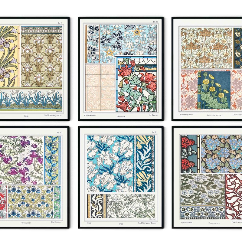 Art Nouveau Prints - Etsy