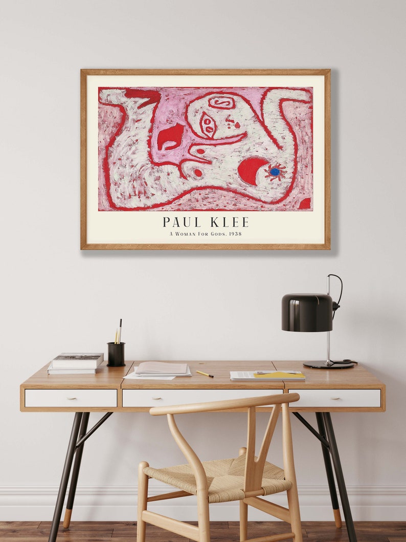 Paul Klee Art Print A Woman for Gods Paul Klee Prints Paul - Etsy