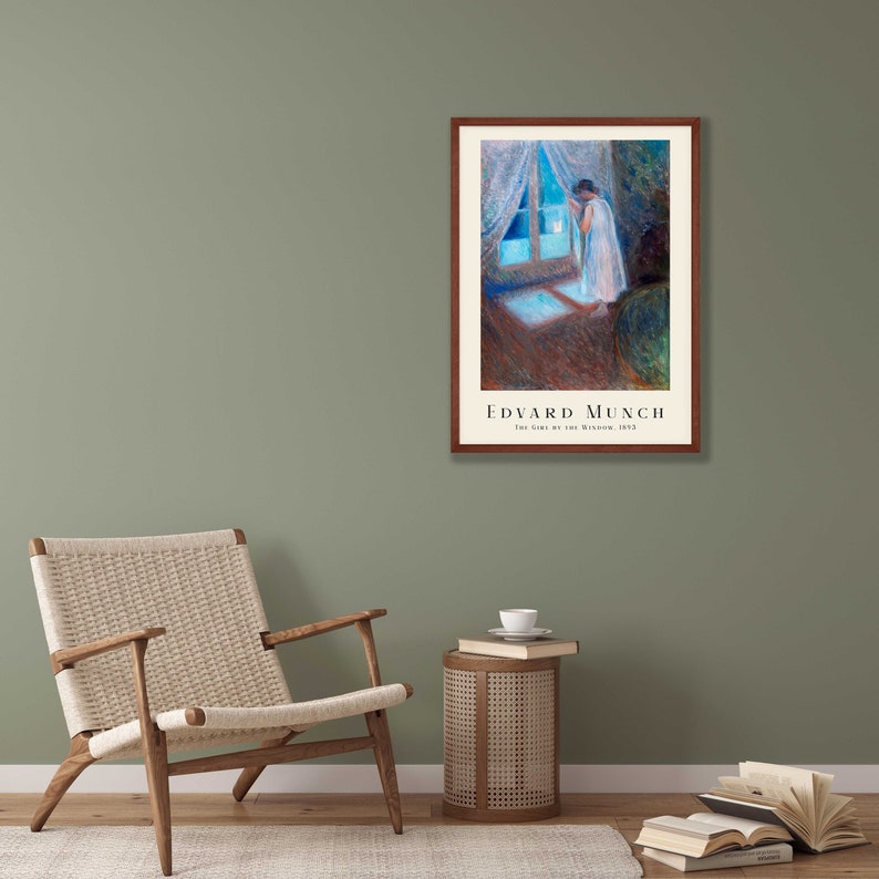 Edvard Munch Art Print: the Girl by the Window, Museum Quality - Etsy