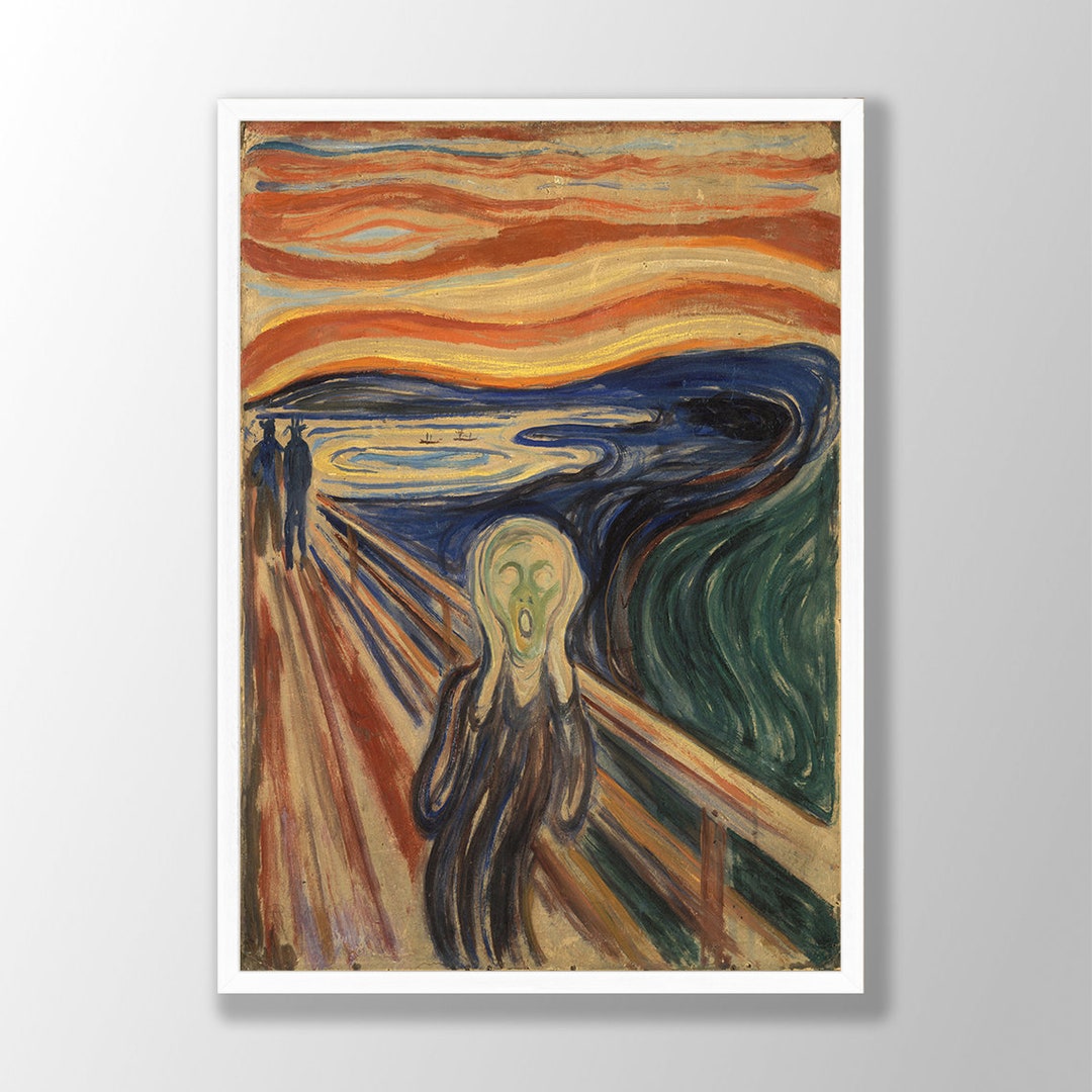 Edvard Munch - the Scream Art Print: Museum Quality, Modern Home - Etsy UK