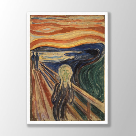 The Scream 1893 By Edvard Munch