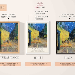 Van Gogh Print | Cafe Terrace at Night, Van Gogh Poster, Museum ...