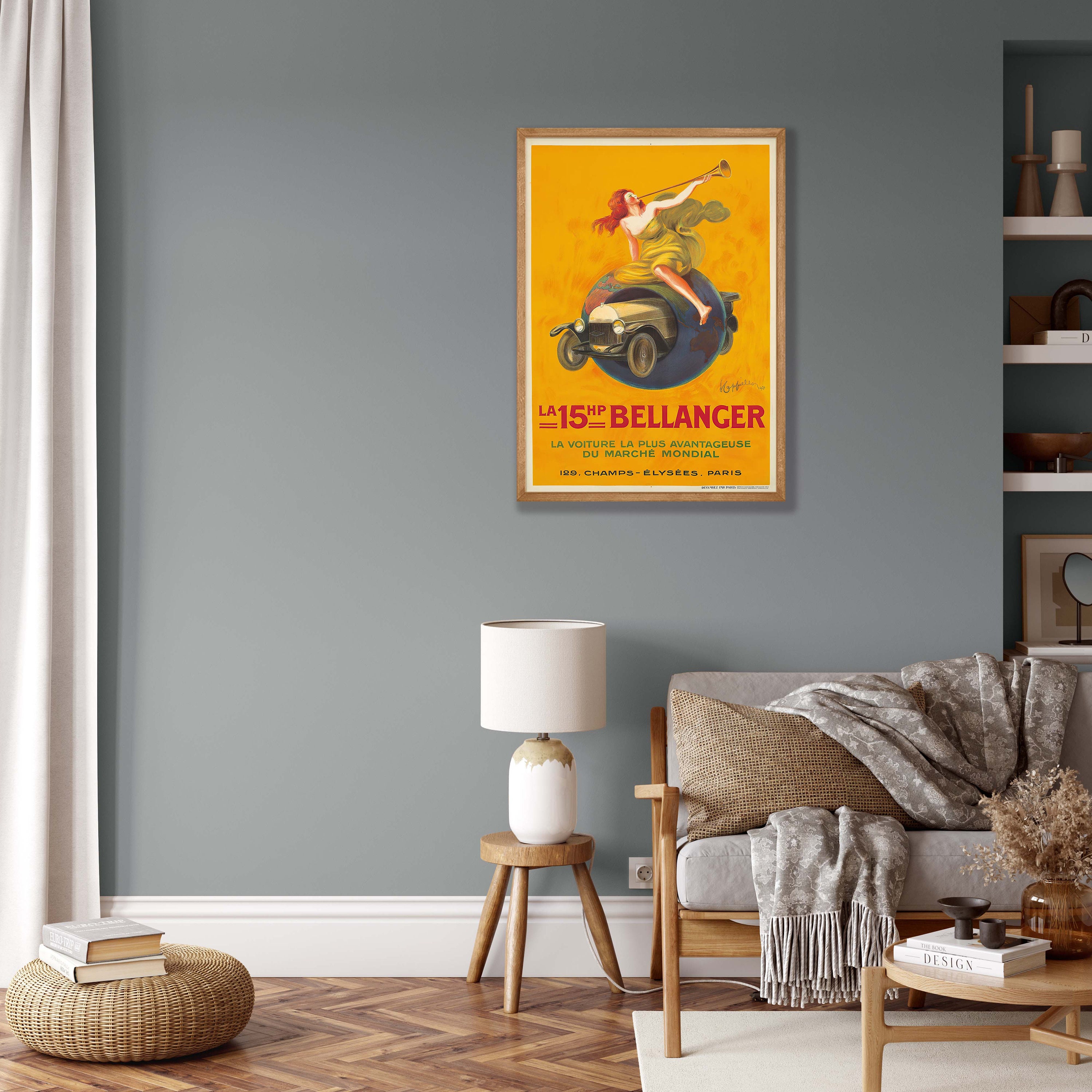 Leonetto Cappiello Art Print - Vintage Car Advertisement Print - Etsy