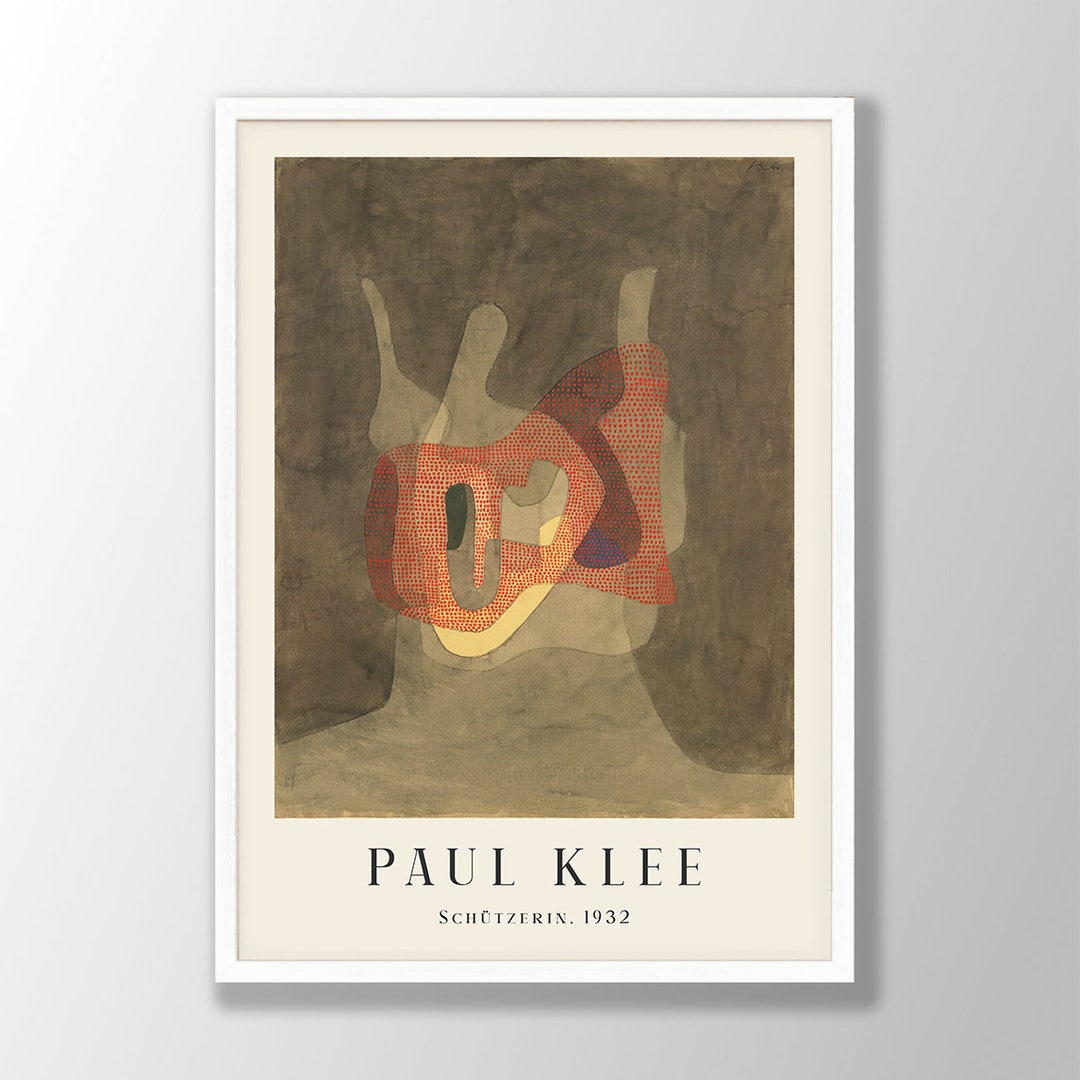 Paul Klee Art Print - Schützerin, Paul Klee Prints, Paul Klee Wall Art ...