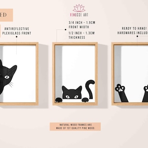 Cat Posters Set of 3 - Cat Wall Art, Cat Wall Decor, Cat Lovers Gift ...