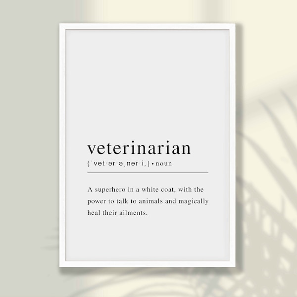 Funny Vet Poster Art - Etsy