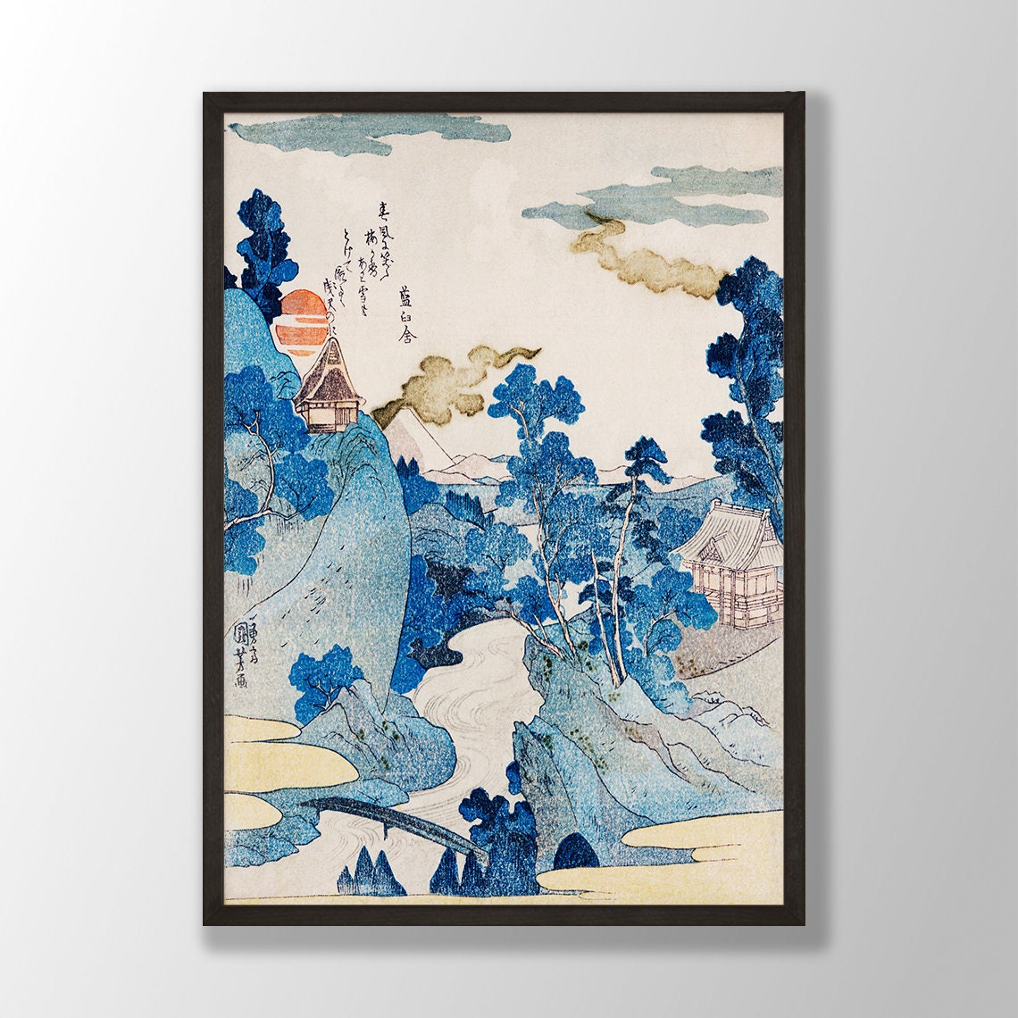 Utagawa Kuniyoshi Exhibition Poster - Fuji No Yukei, Utagawa Kuniyoshi ...