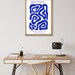 Blue Matisse Art Print Matisse Poster Blue Abstract Print - Etsy