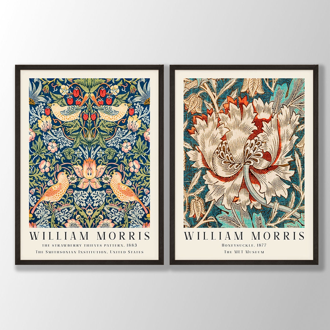 William Morris Prints Set of 2 William Morris Poster - Etsy