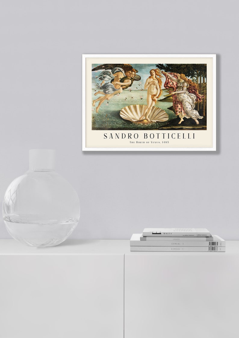 Botticelli's Birth of Venus Art Print: Renaissance Museum Exhibition - Etsy