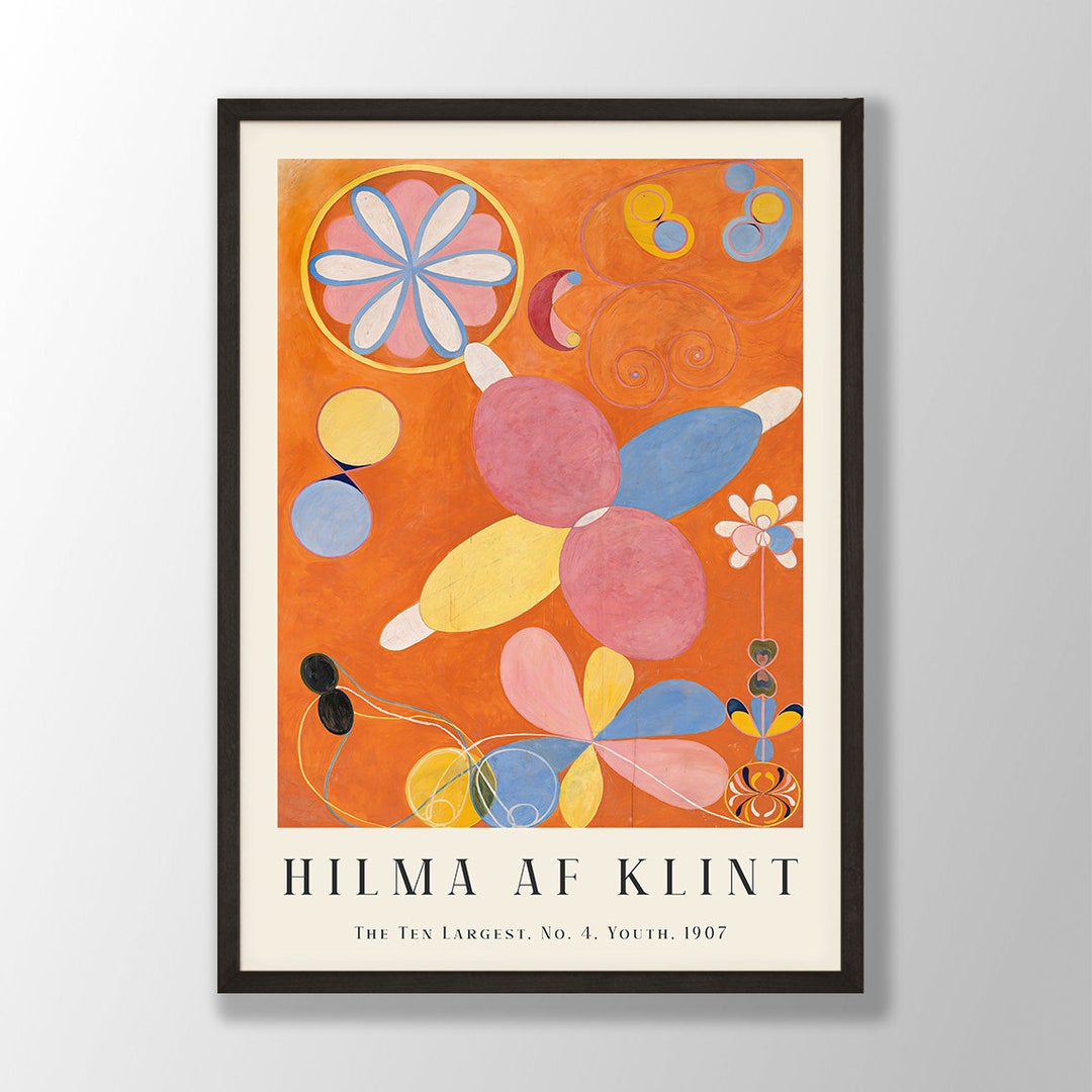 Hilma AF Klint Print No:4 - Hilma AF Klint Poster, Hilma Af Klint ...