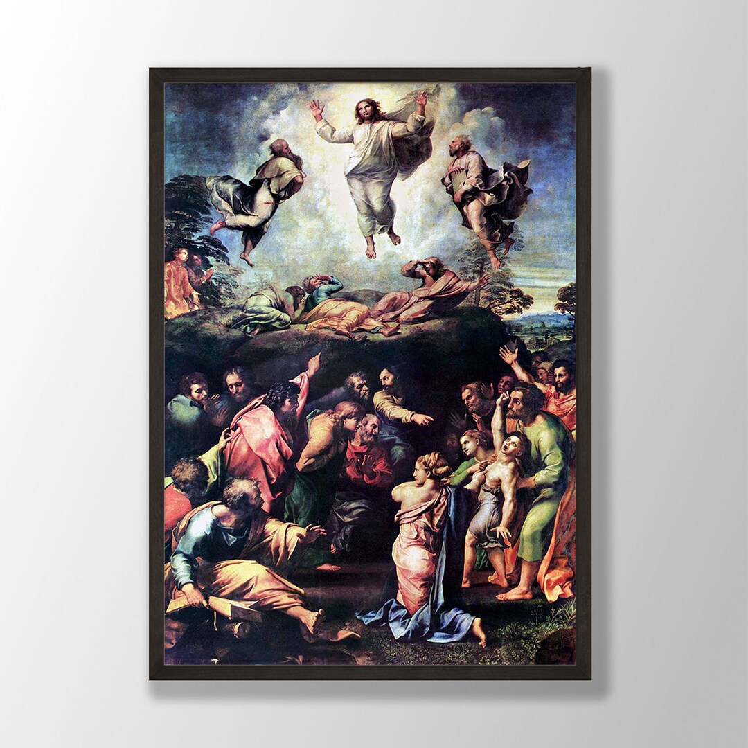 Raphael Art Print - Transfiguration 1516, Raphael Prints, Raphael Wall Art, Renaissance Wall Art ...
