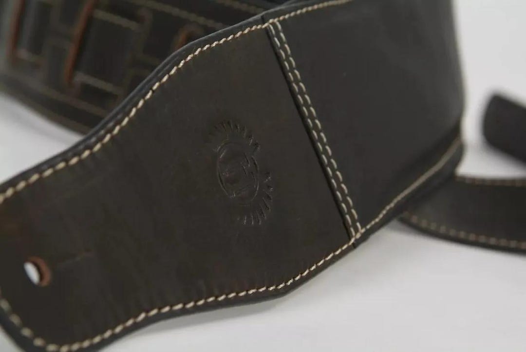 Brown/black Cow Antique Long Bass Strap - Etsy