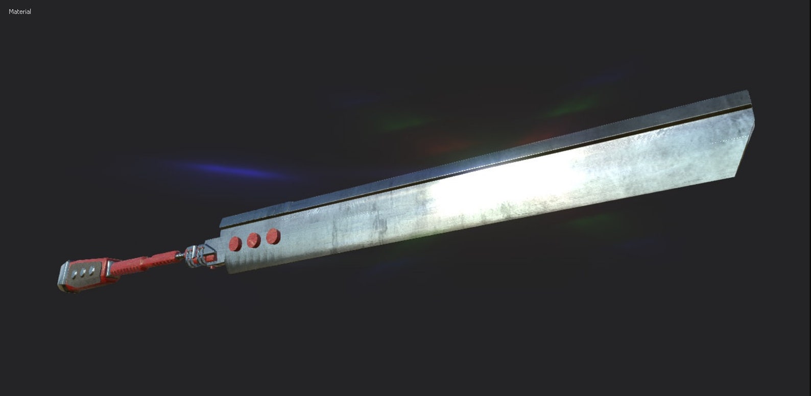 3D Cyberpunk Sword Model - Etsy