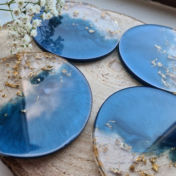Blue Coasters - Etsy UK