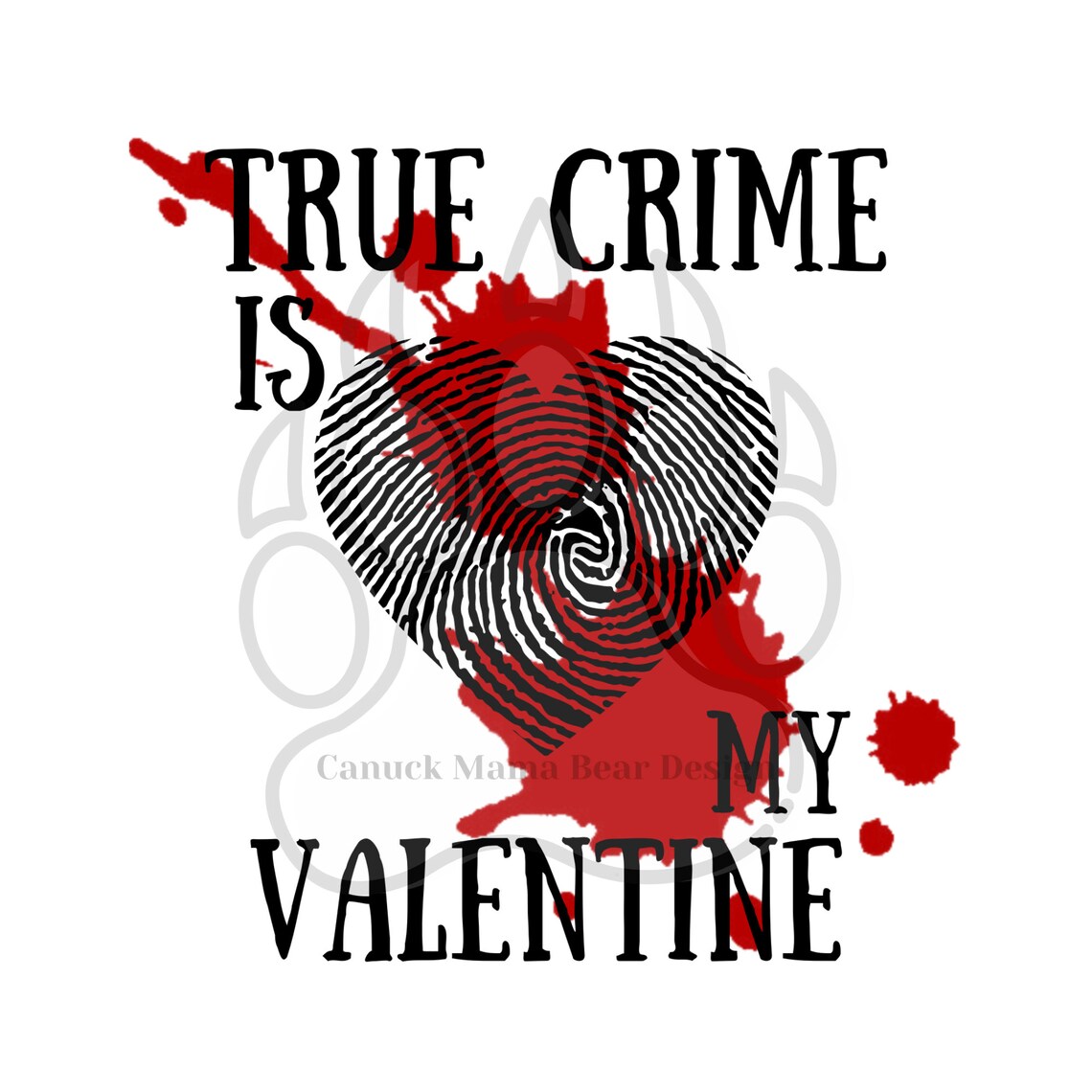 Digital Download True Crime Valentine Printable Wall Art - Etsy
