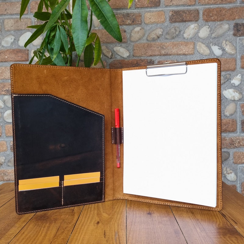 Portfolio Leather - Etsy