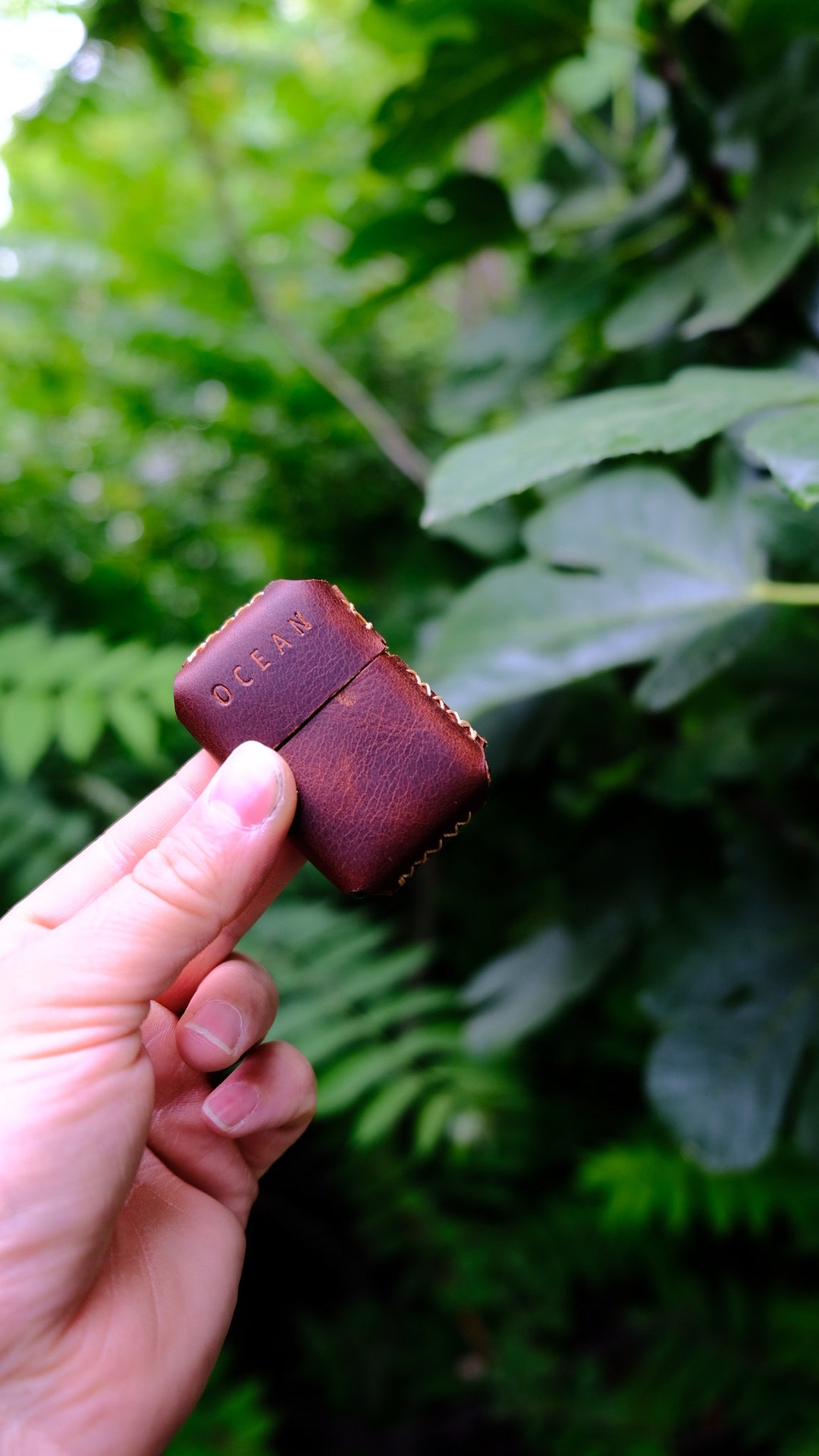 Personalized Leather Zippo Case, Leather Zippo Pouch, Leather Zippo ...