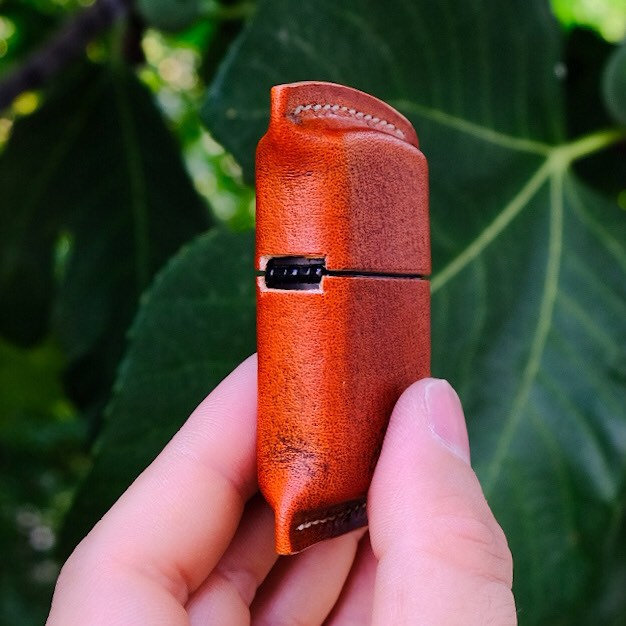 Leather Zippo Case, Leather Zippo Cover, Zippo Classic, Wet Molded ...