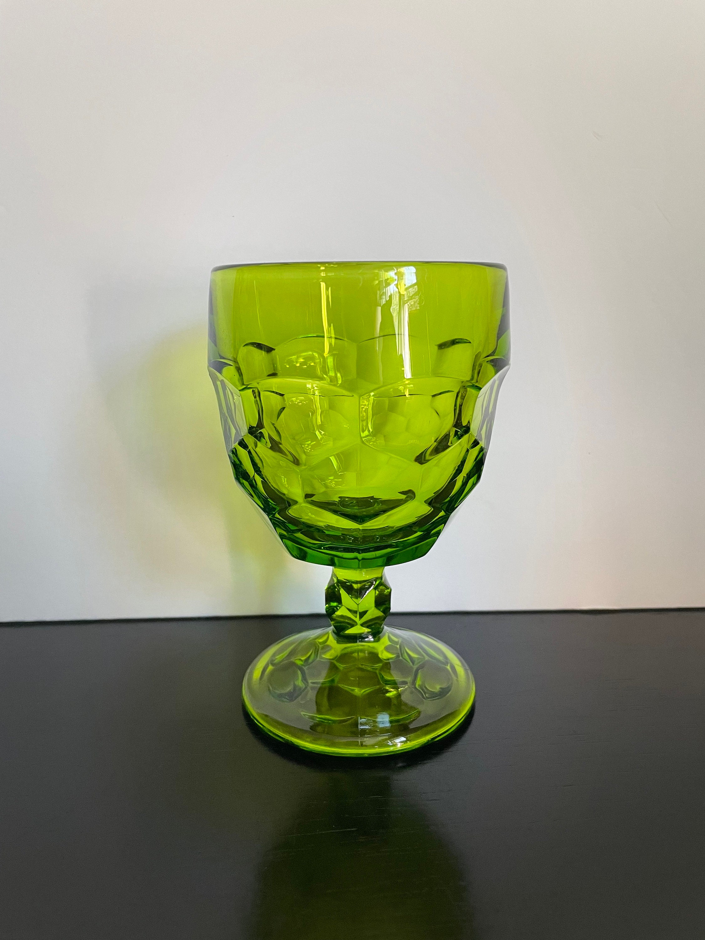Green Depression, Glass Viking Glass, Georgian, Emerald Green Water ...