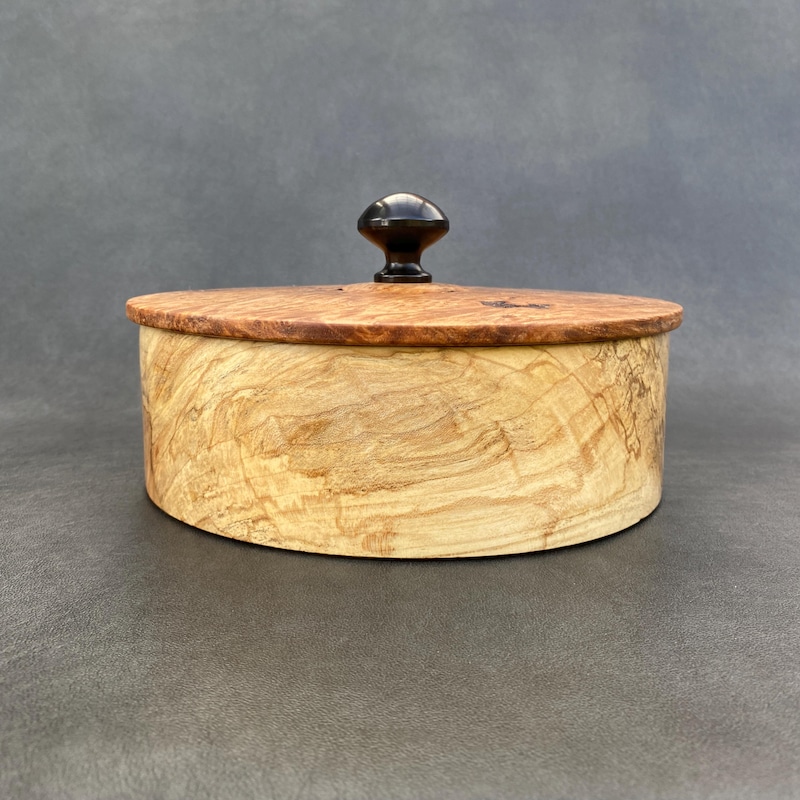 Wood Turned Box - Etsy