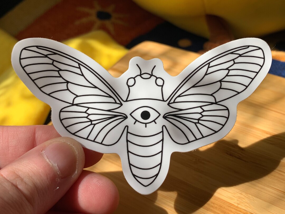 Skinless Cicada Logo Sticker, Cicada Sticker - Etsy