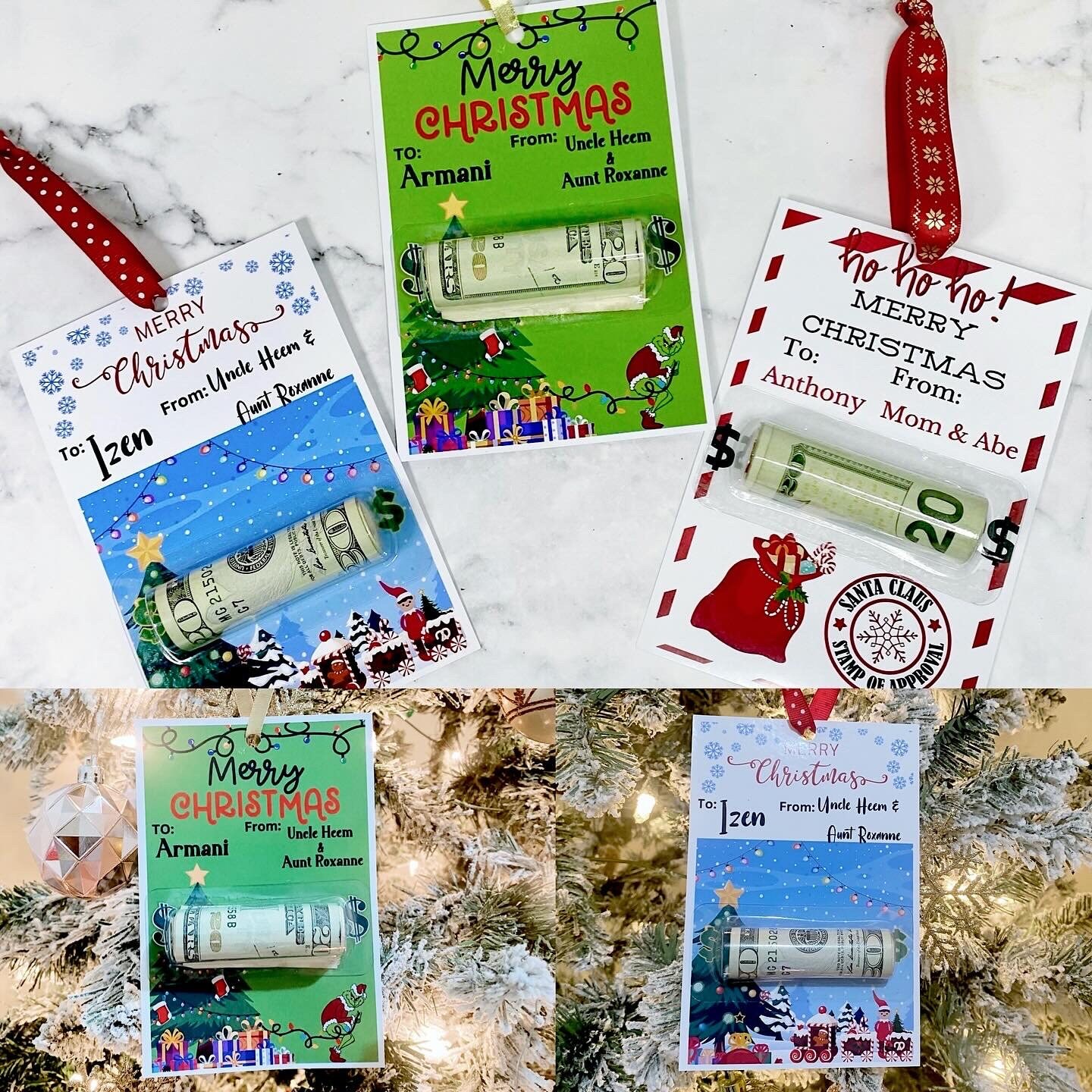 Custom Money Card/ Any Custom Labels - Etsy