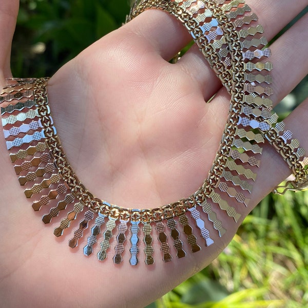 Gold Cleopatra Necklace - Etsy