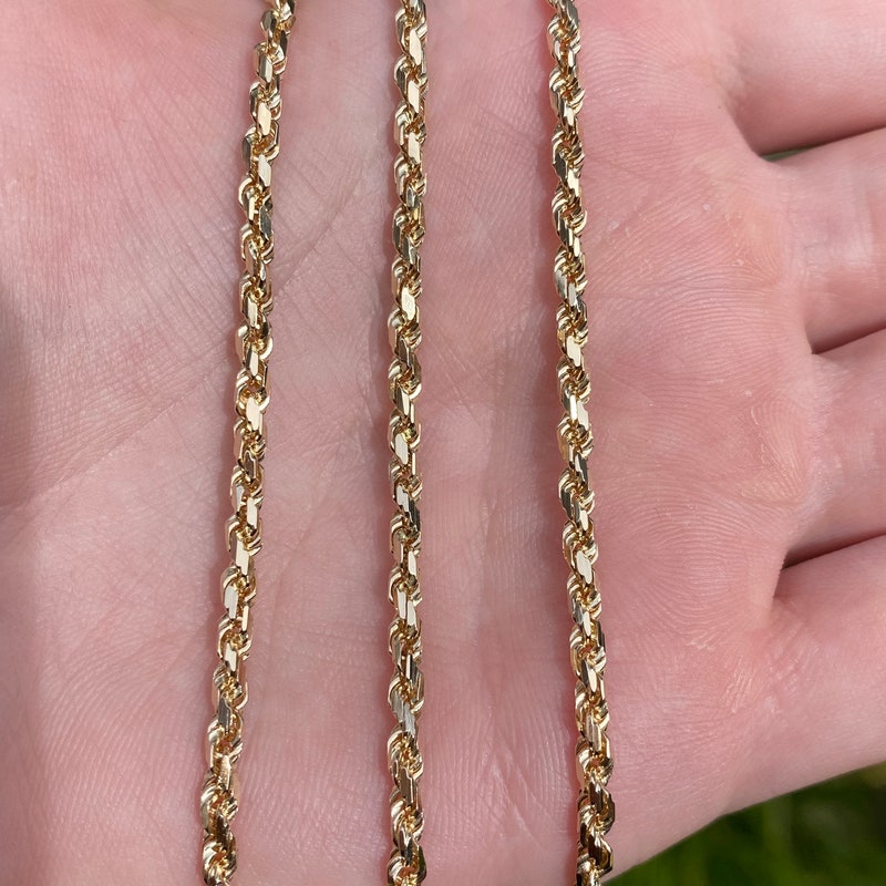 14k 14 Inch Necklace - Etsy