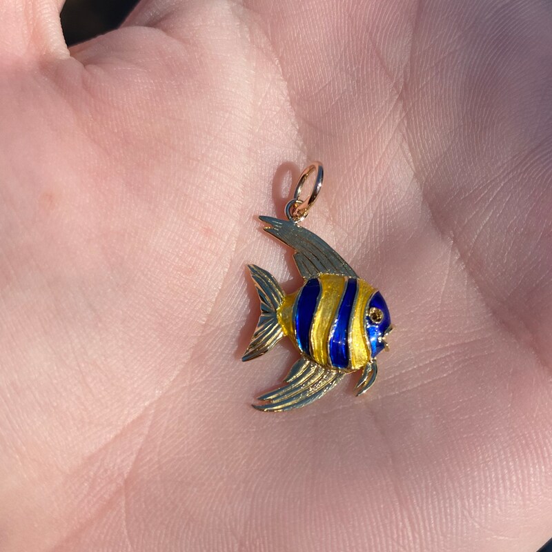 Enamel Fish - Etsy